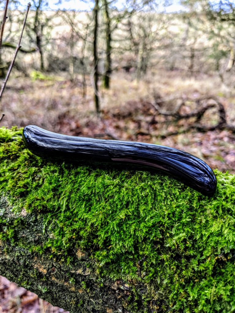 Obsidian Stab s-förmig (S) - kamala.rocks
